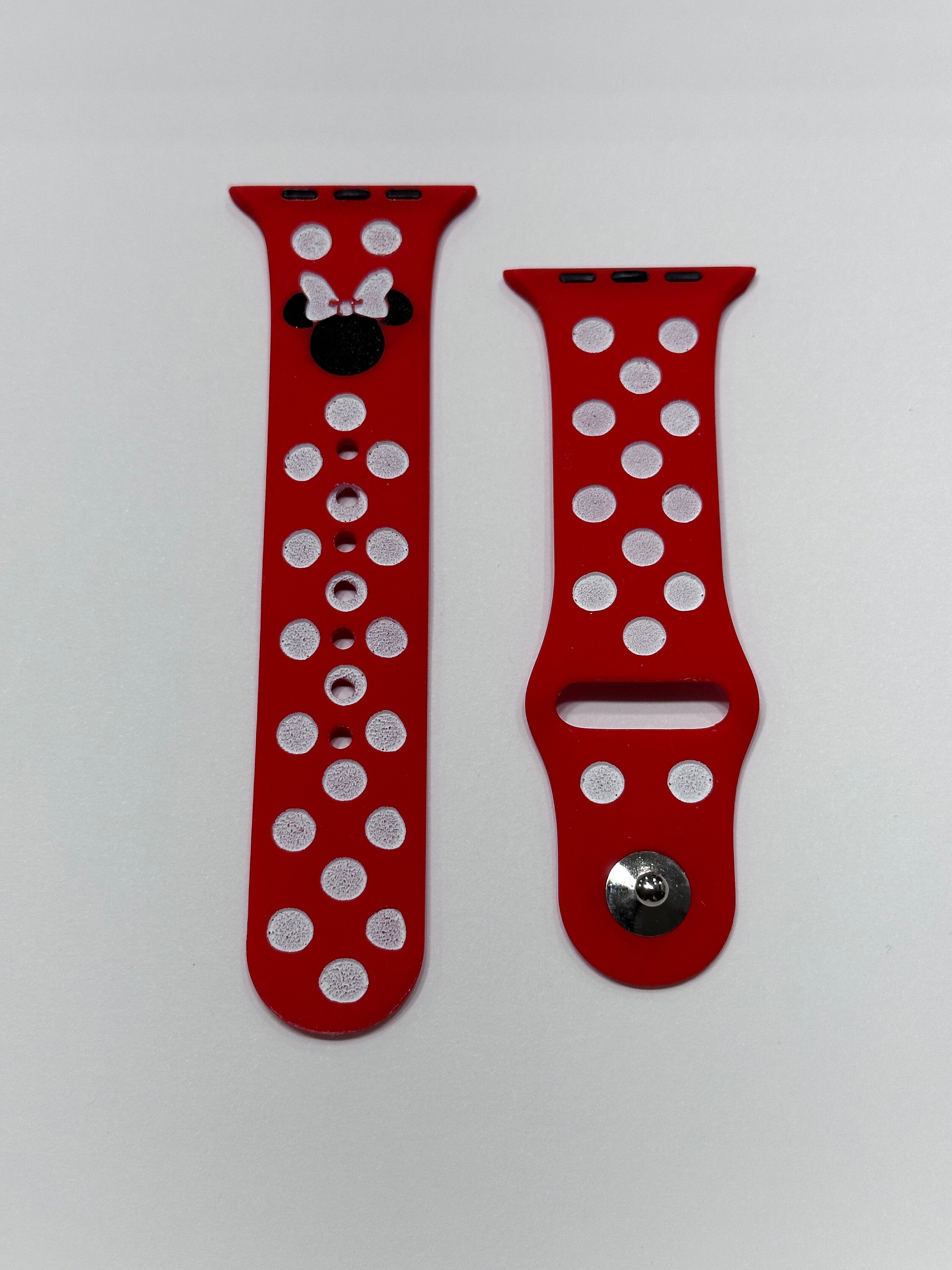 Mickey Mouse / Minnie Mouse / Disney / Engraved Apple Watch Band - Etsy