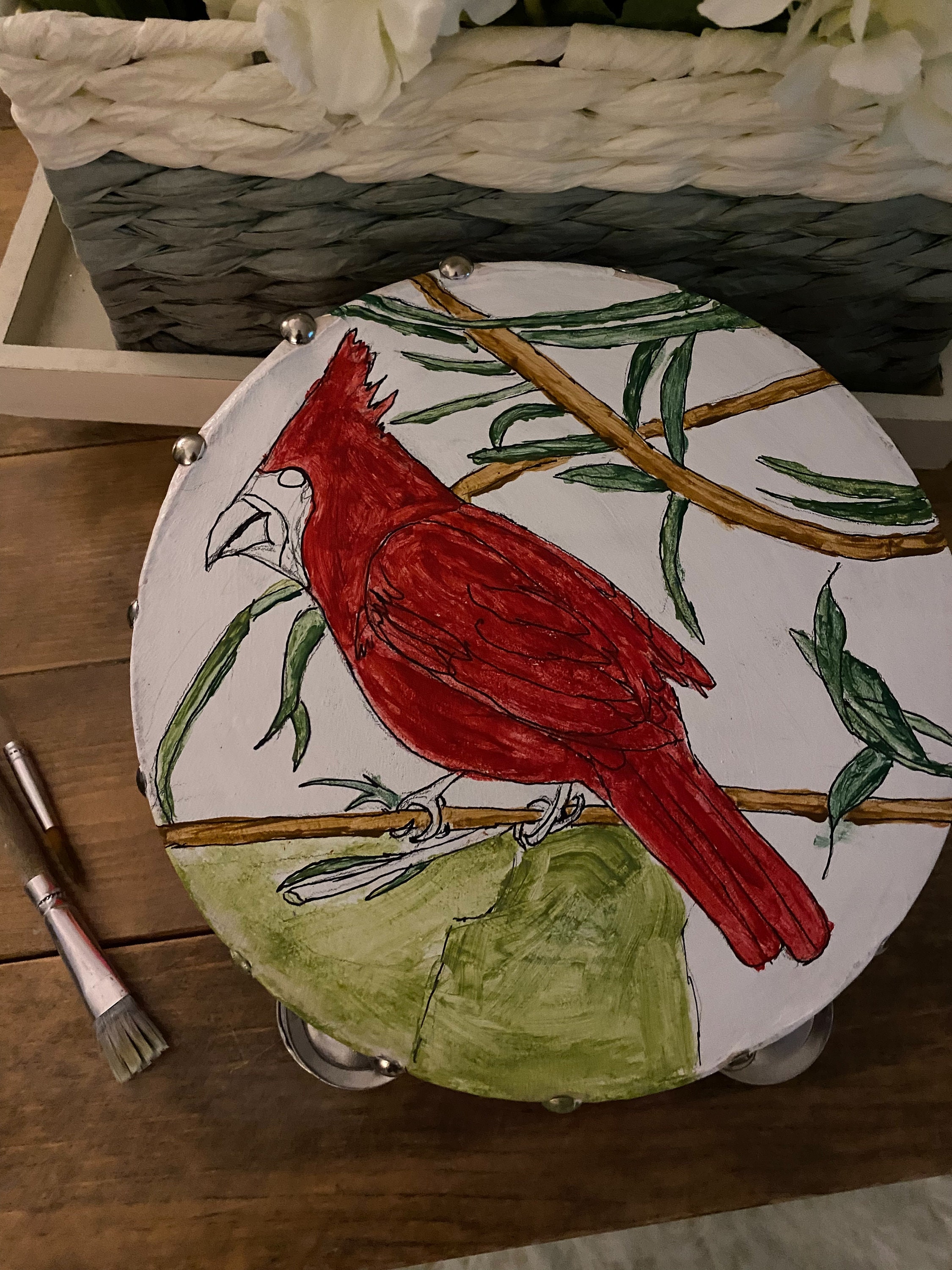 Original Art Works on Indigenous Hand Drum, Metis Medicine Woman ...