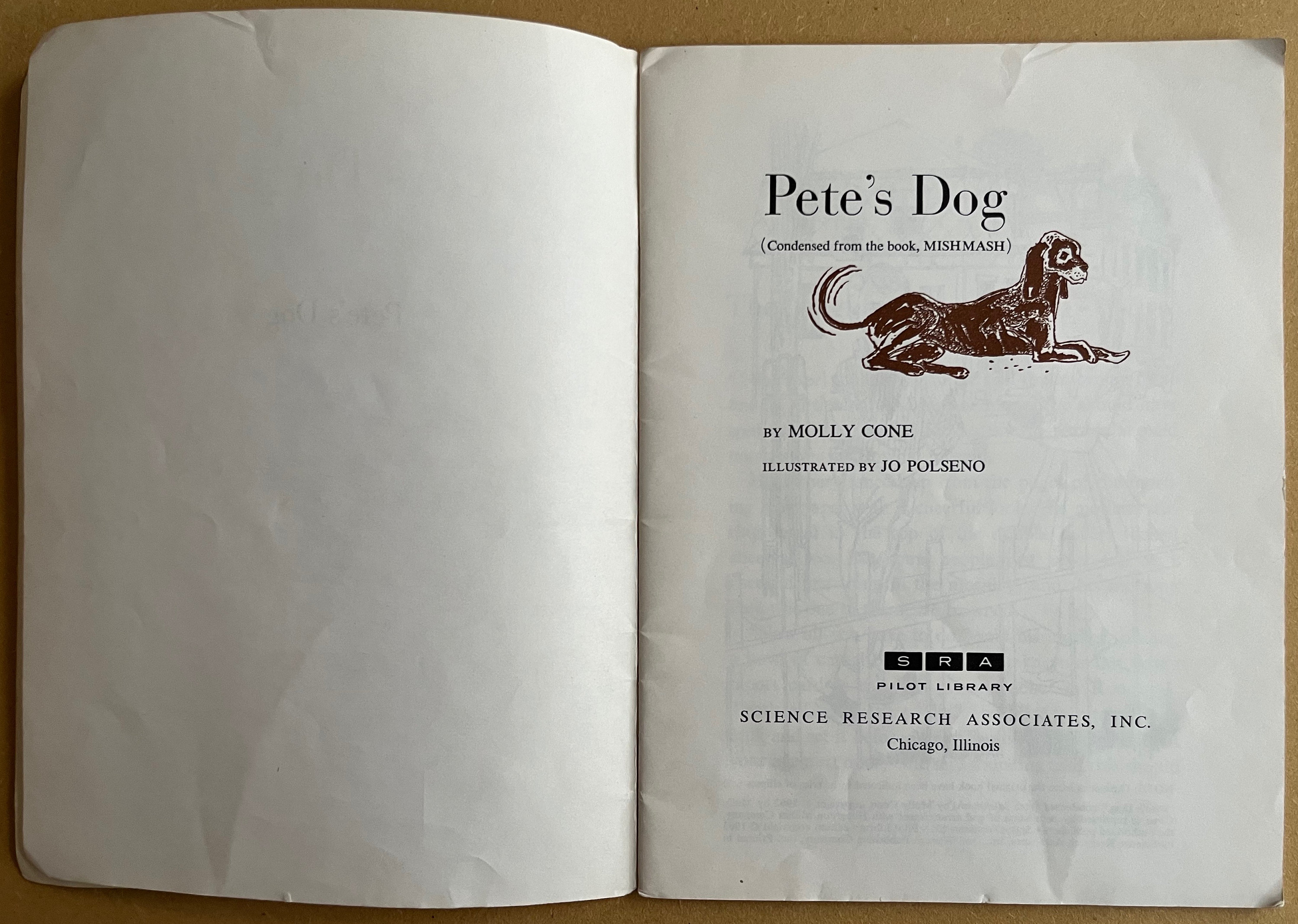 Mishmash: Pete's Dog by Molly Cone 1963 - Etsy