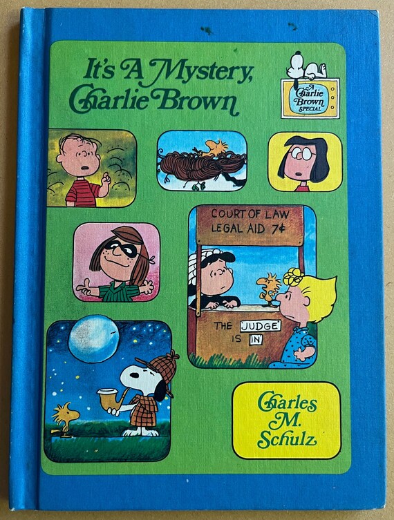 It's A Mystery Charlie Brown by Charles M. Schulz 1975 | Etsy