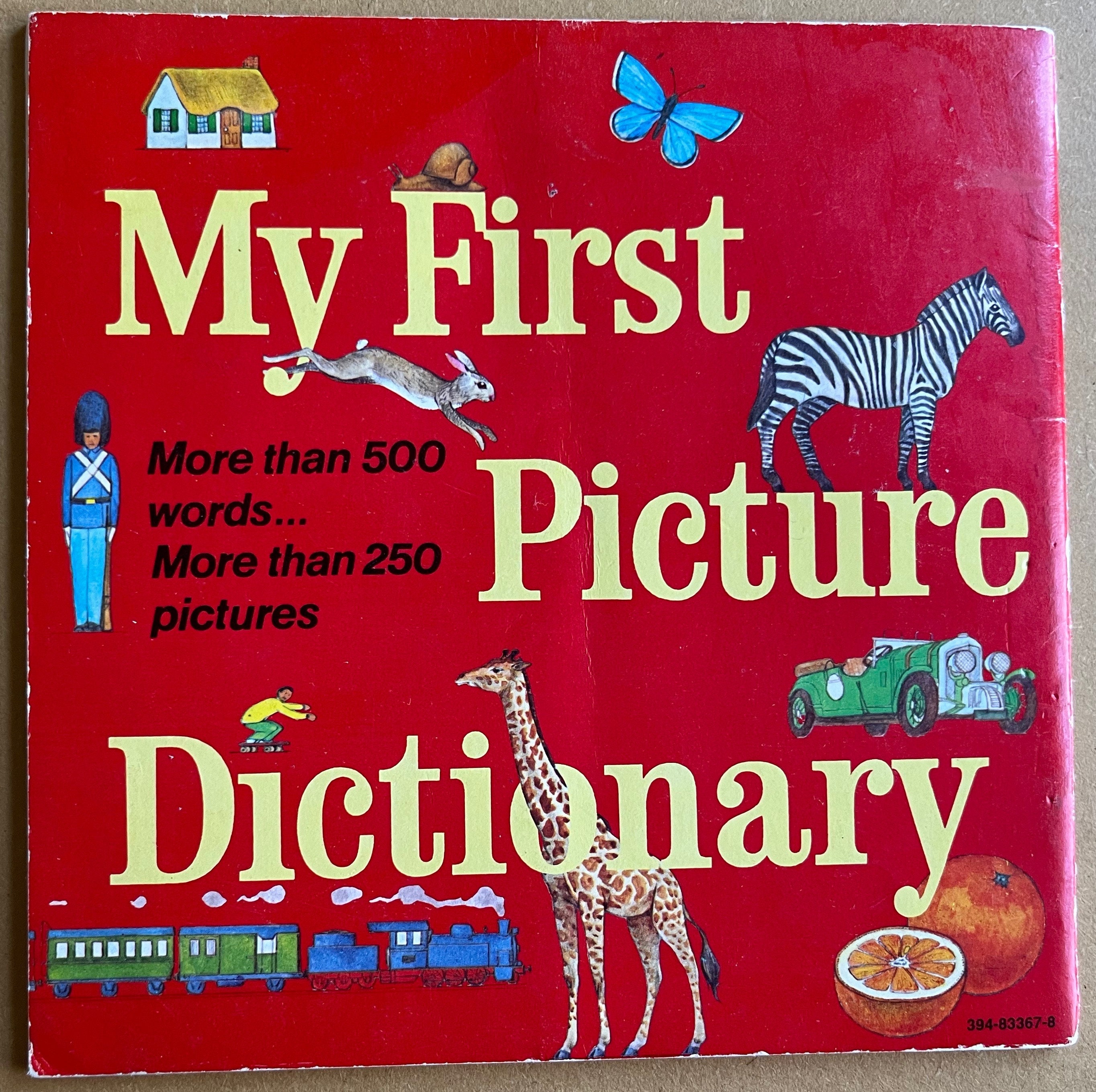 My First Picture Dictionary by Katherine Howard and Huck Scarry 1978 - Etsy
