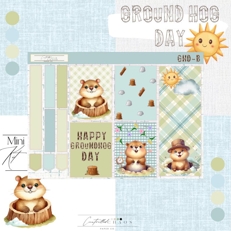 Ground Hog Day | February 2026 | Mini Kit | Big Size | - Etsy