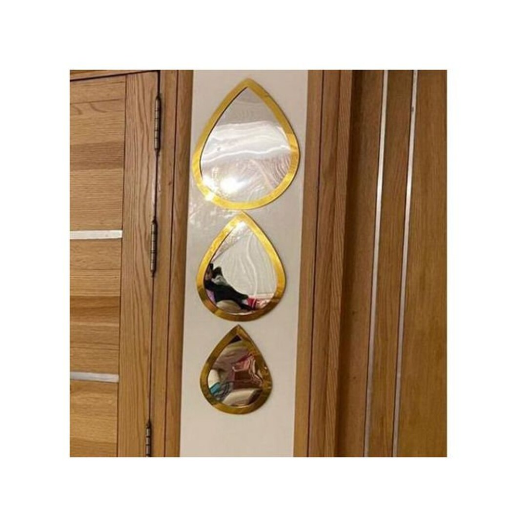 3 Mirrors in the Shape of a Water Drop - Etsy
