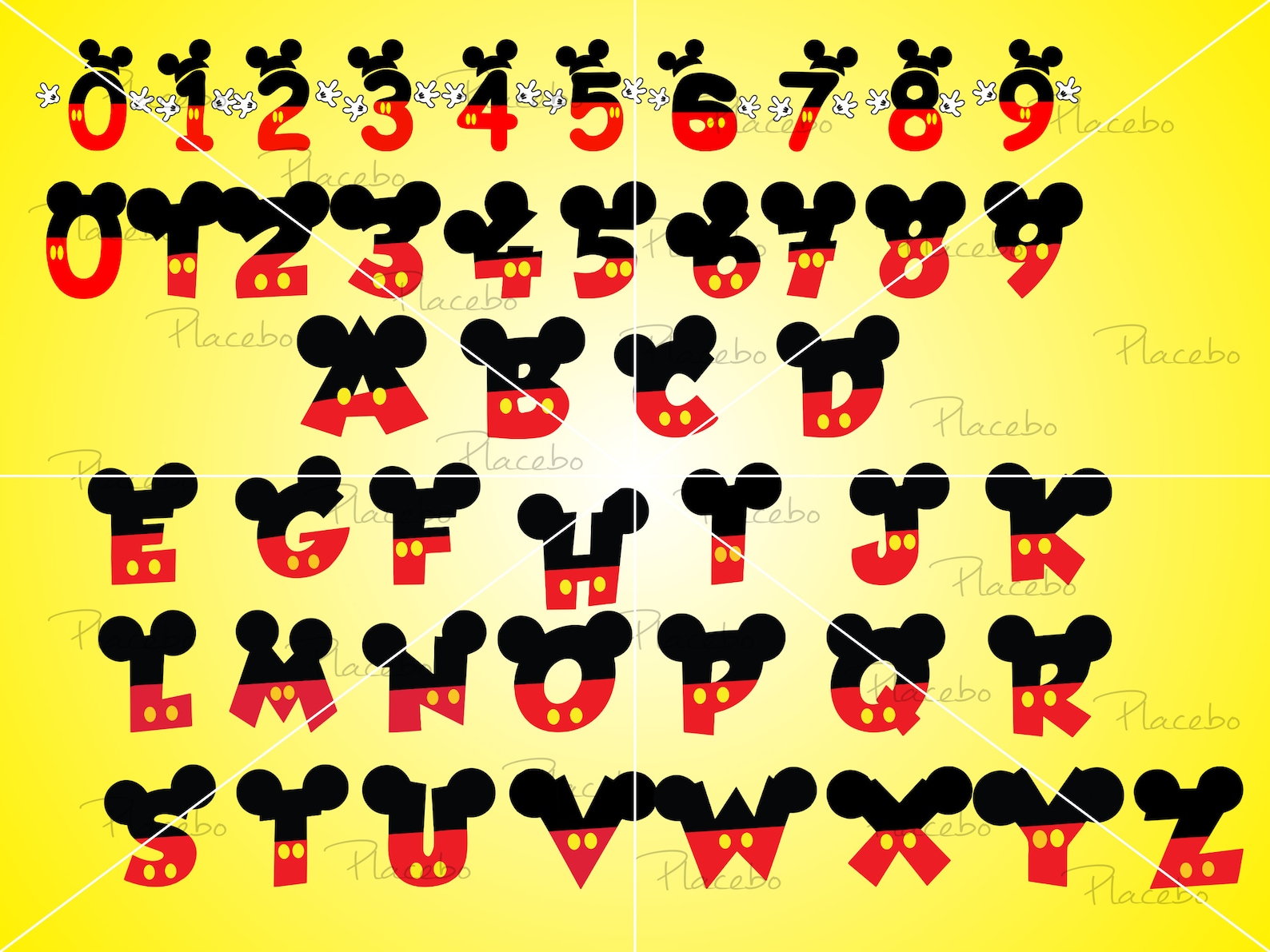 Mouse Alphabet SVG, Mouse Font SVG, Letters SVG, Customize Gift Svg ...