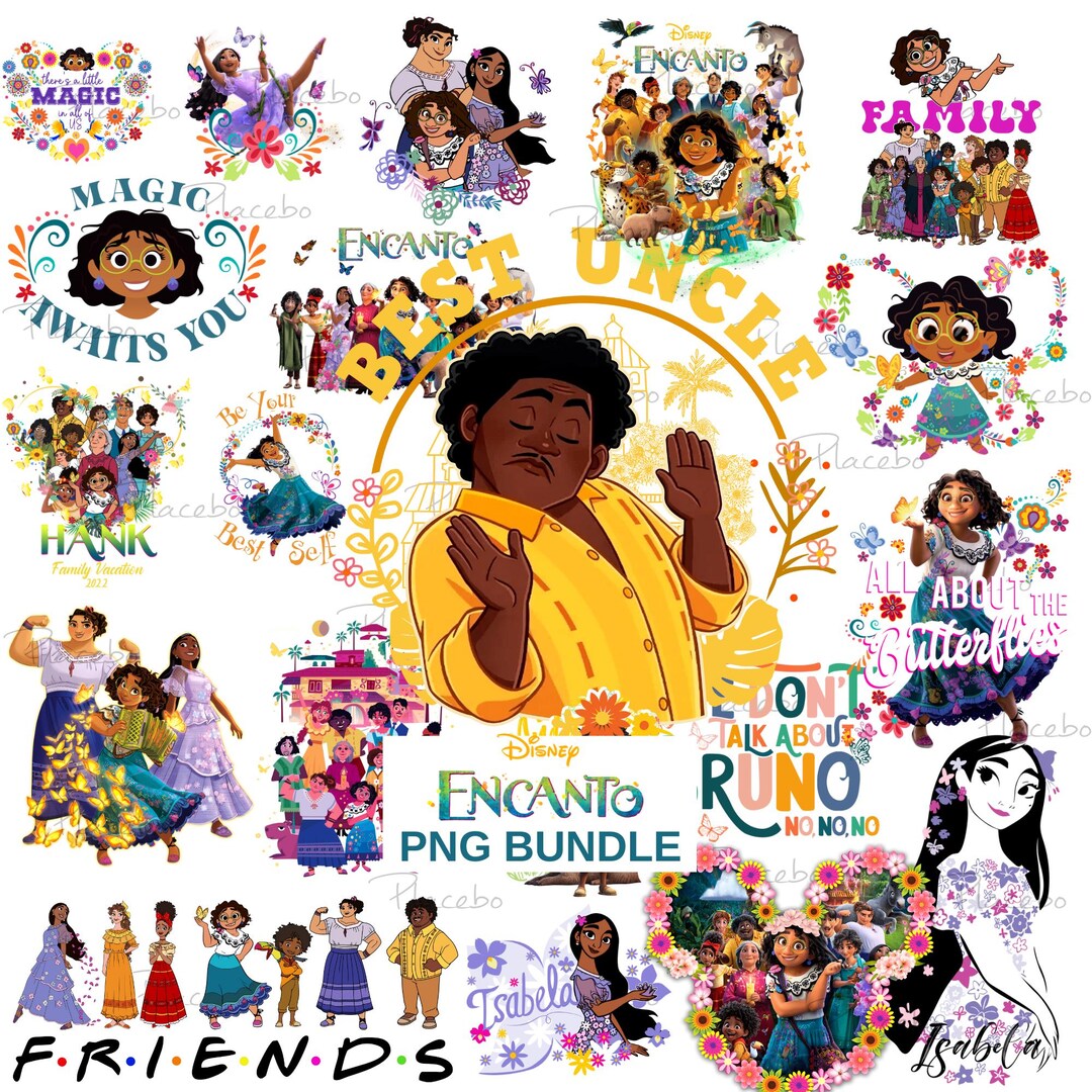 Encanto Princess Bundle PNG, Encanto World Png, Encanto Characters Png ...