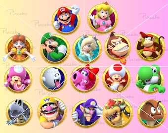 Super Mario Circle Png, Super Mario Characters Png Clipart, Super Mario ...