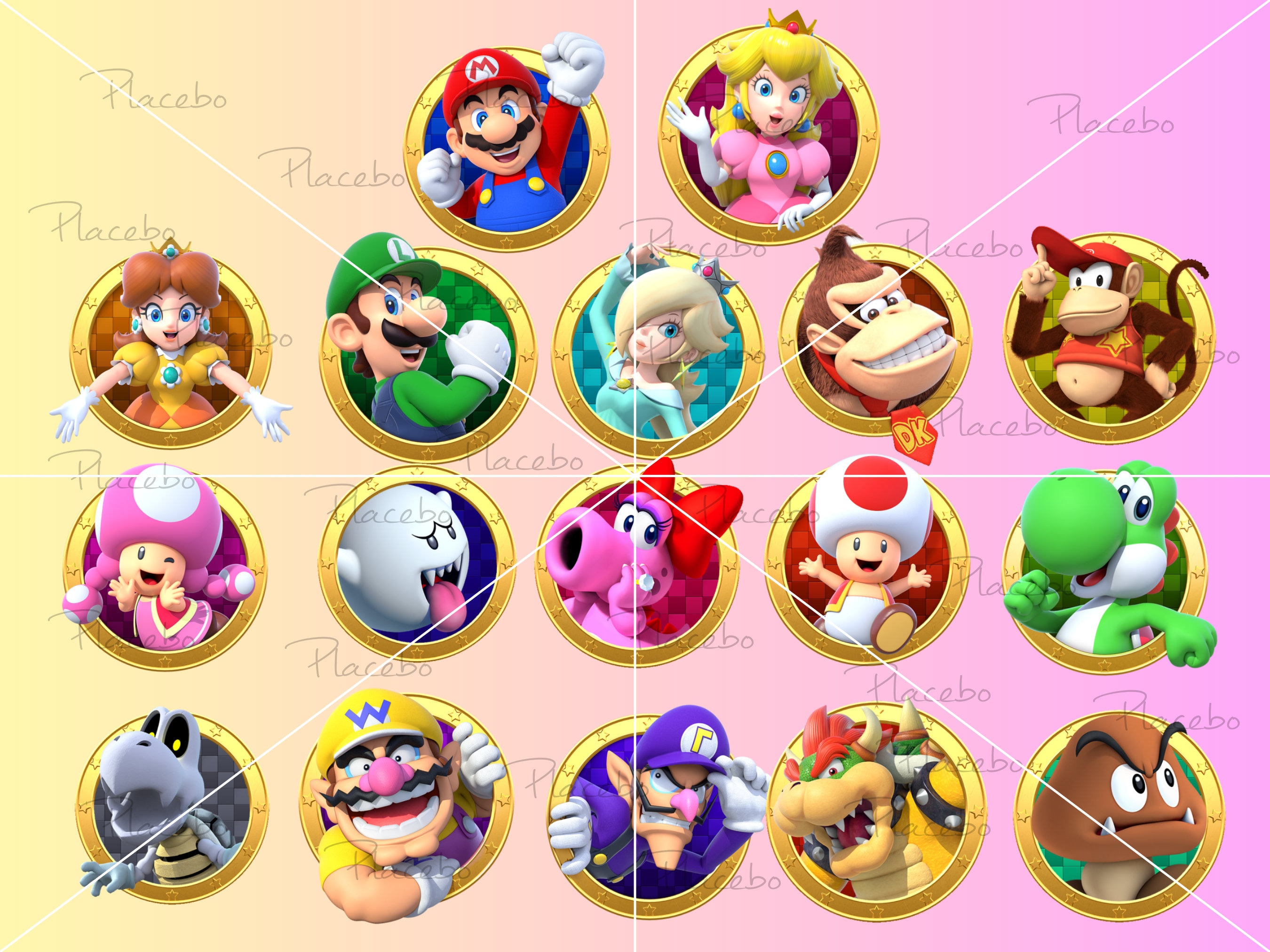 Super Mario Characters Pngsuper Mario World Png Super Mario - Etsy Super Mario Characters Pngsuper Mario World Png Super Mario - Etsy