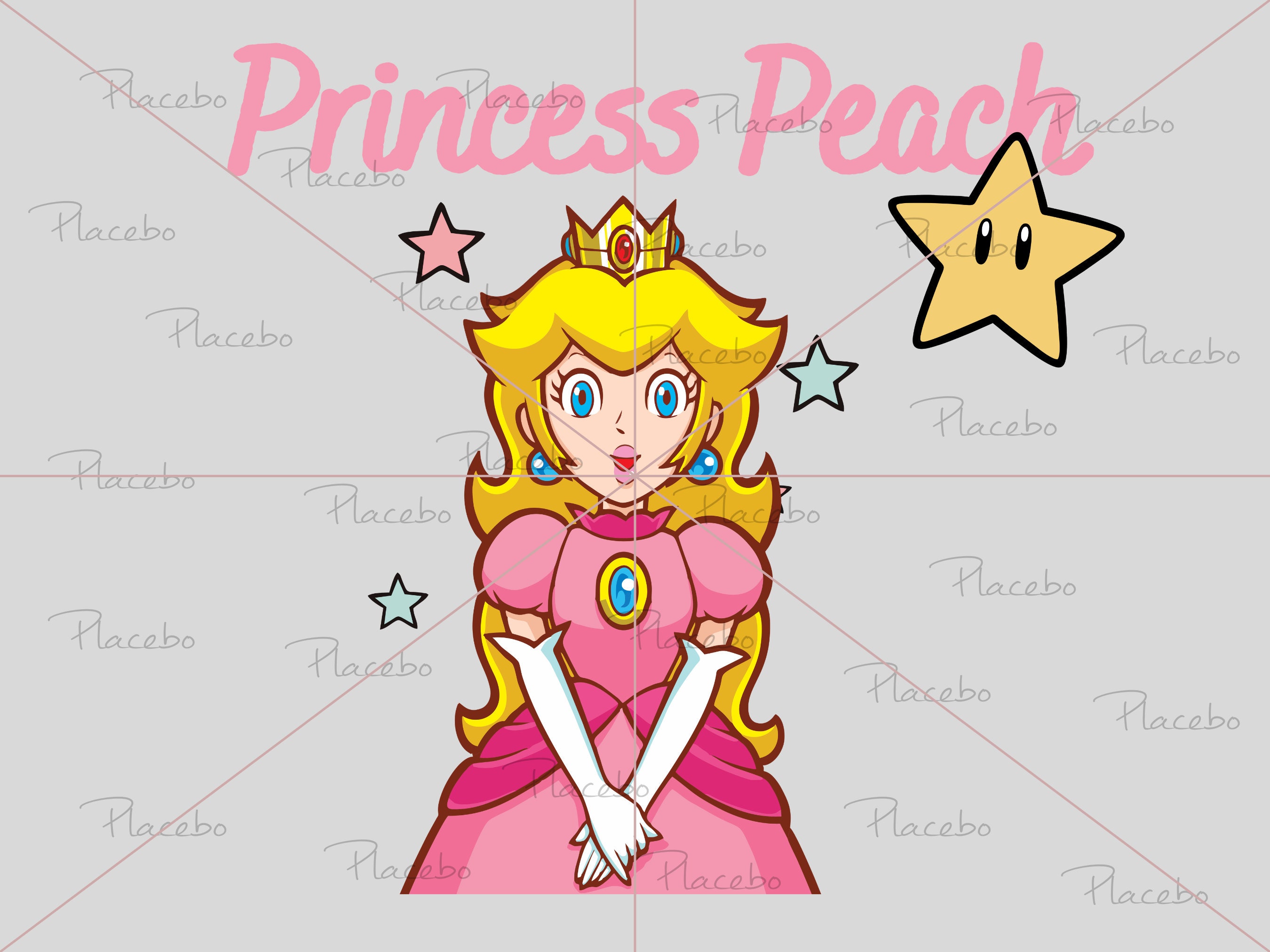 Princess Peach Svg Princess Peach Png Princess Peach Svg - Etsy