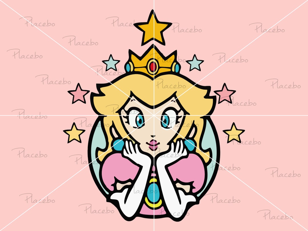 Princesa Peach Svg, Princesa Peach Png, Princesa Peach Svg, Princesa ...