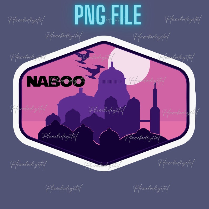 Star Wars Naboo Planet PNG: Cricut Cut File (digital Download) - Etsy