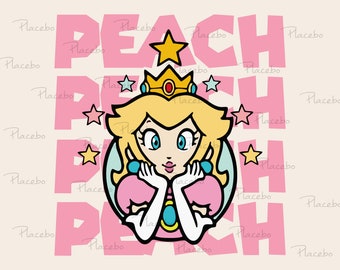 Mario Princess Svg, Princess Peach Png, Princess Daisy Svg, Princess ...