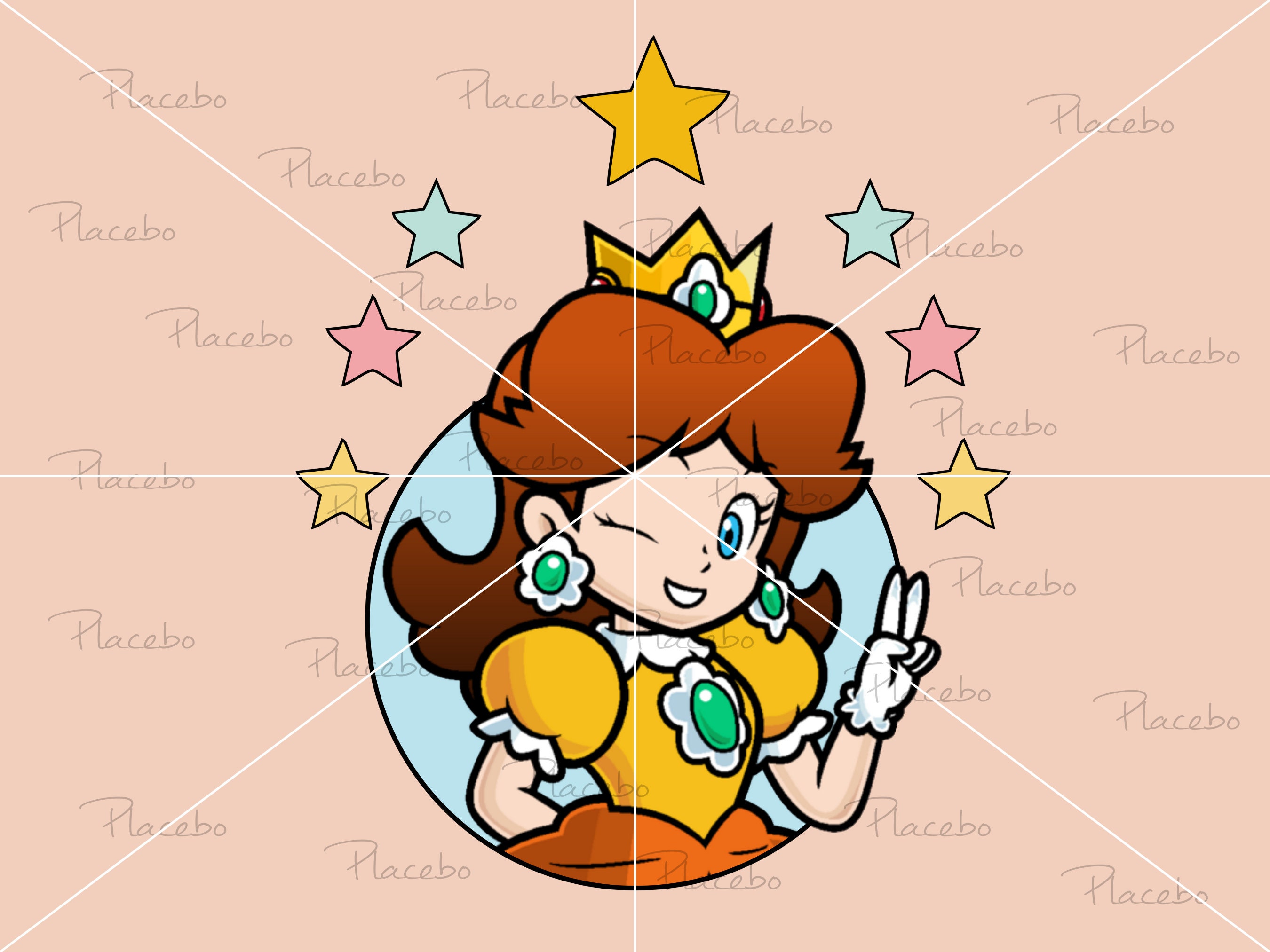 Princess Daisy Super Mario Land Pngprincess Daisy Svgdaisy - Etsy