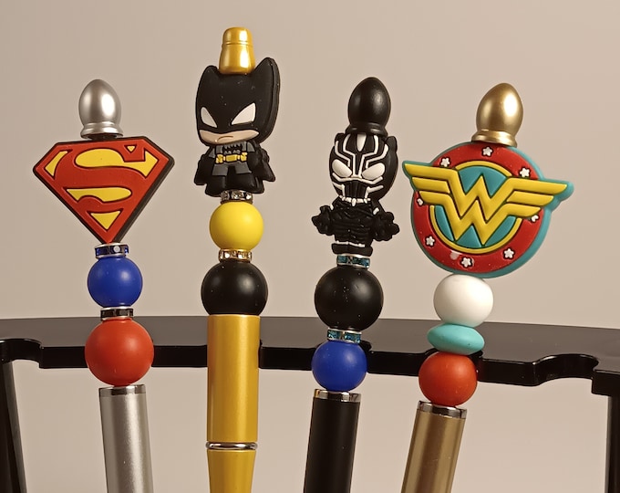 Custom Superhero Stapler and Pen - Etsy