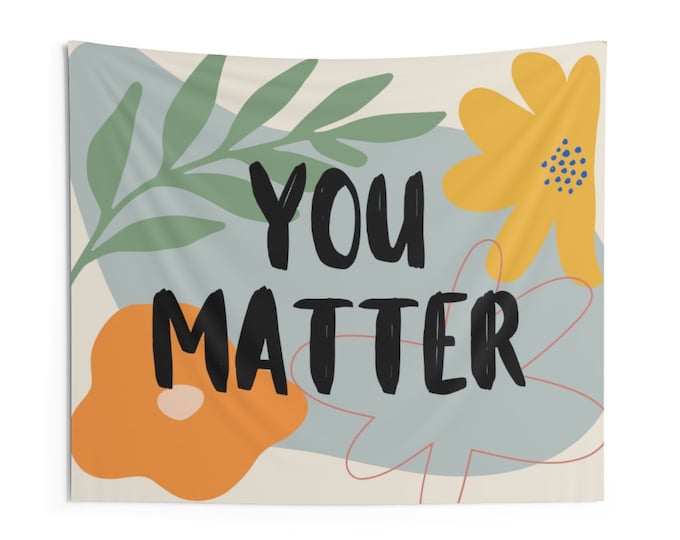 You Matter, Positive Classroom Art, Education, Playroom Decor, Kids ...