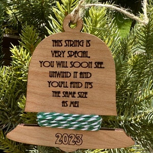 Keepsake Height Ornament, 2023 Child Christmas Ornament - Etsy