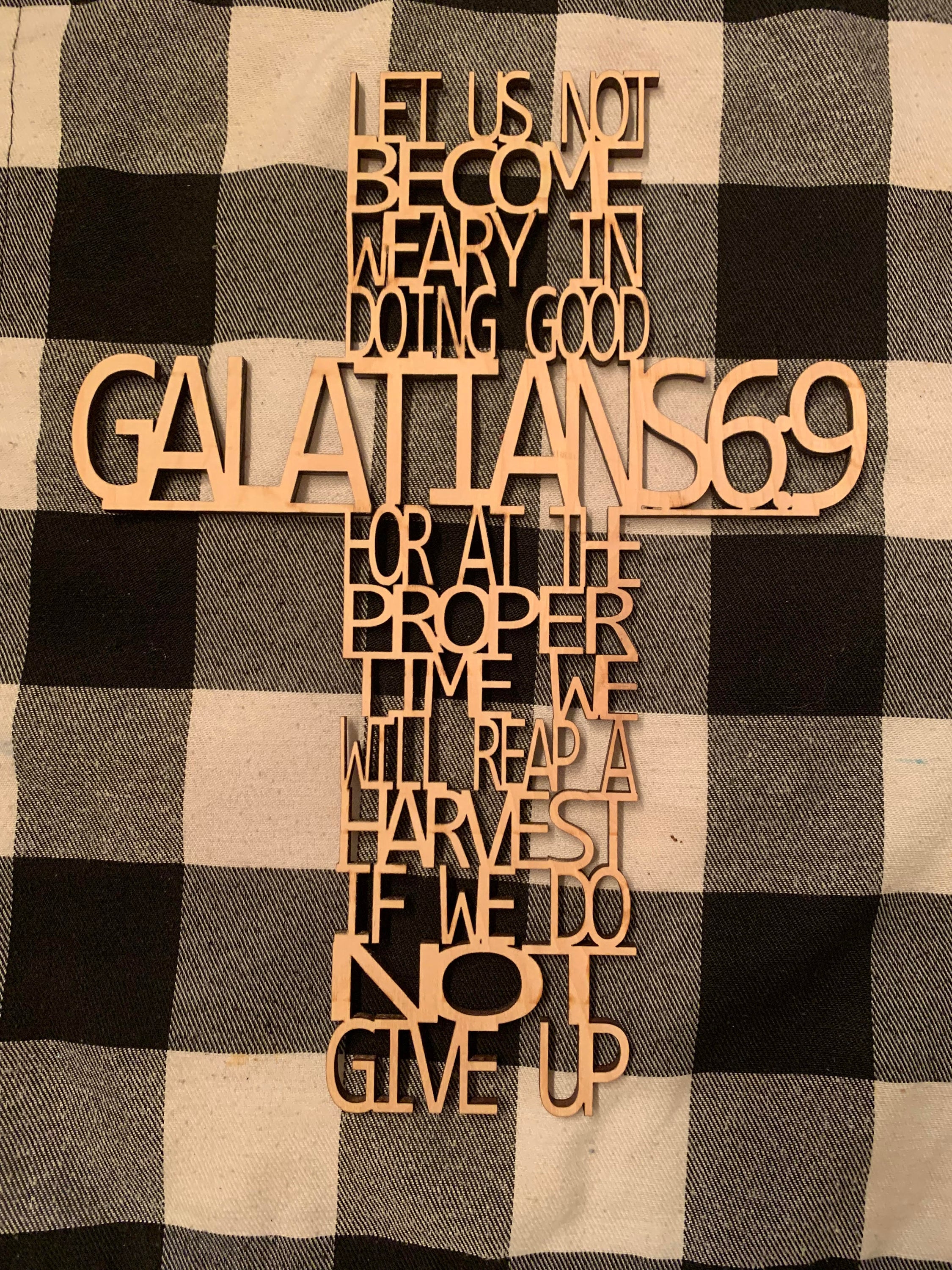 Galatians 6:9 Bible Verse Cross SVG Download - Etsy