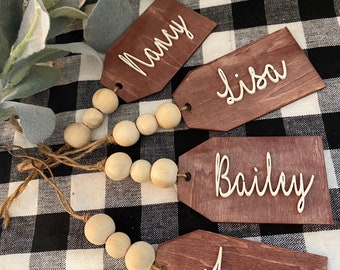Family Name Tags | Etsy