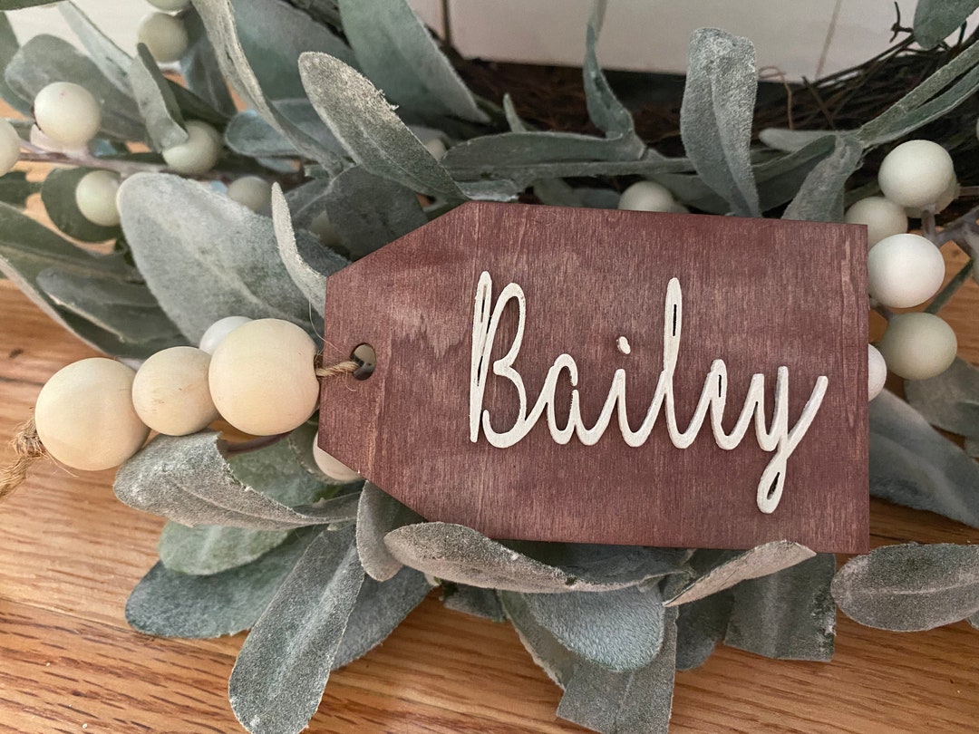 Farmhouse Name Tags - Etsy