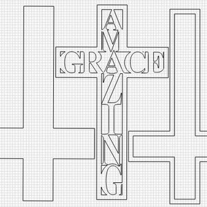 Amazing Grace 3 Layer Cross SVG/DXF - Etsy