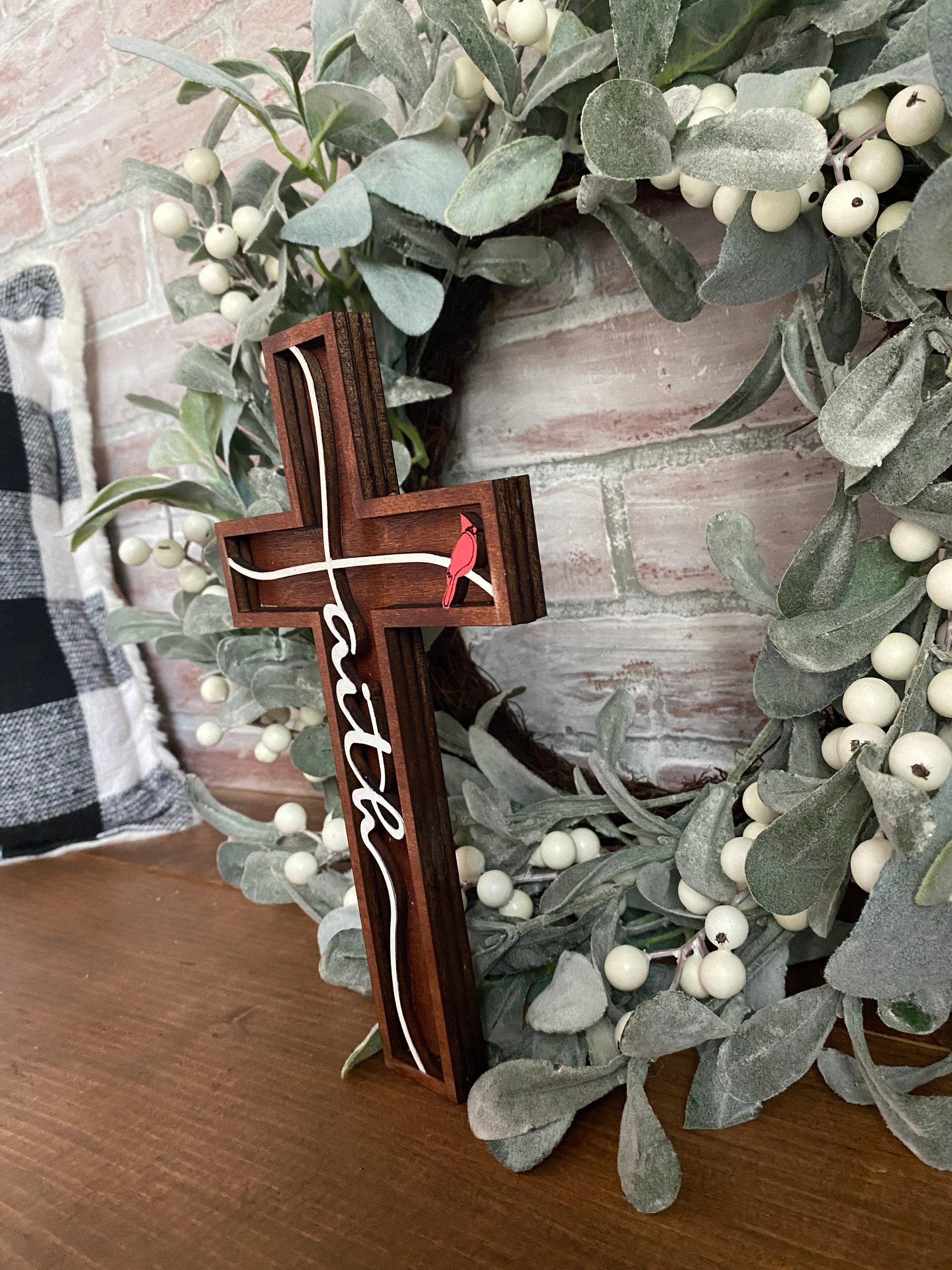 Wood Cross Wood Cross Wall Decor Wood Cross for Wall Wood - Etsy