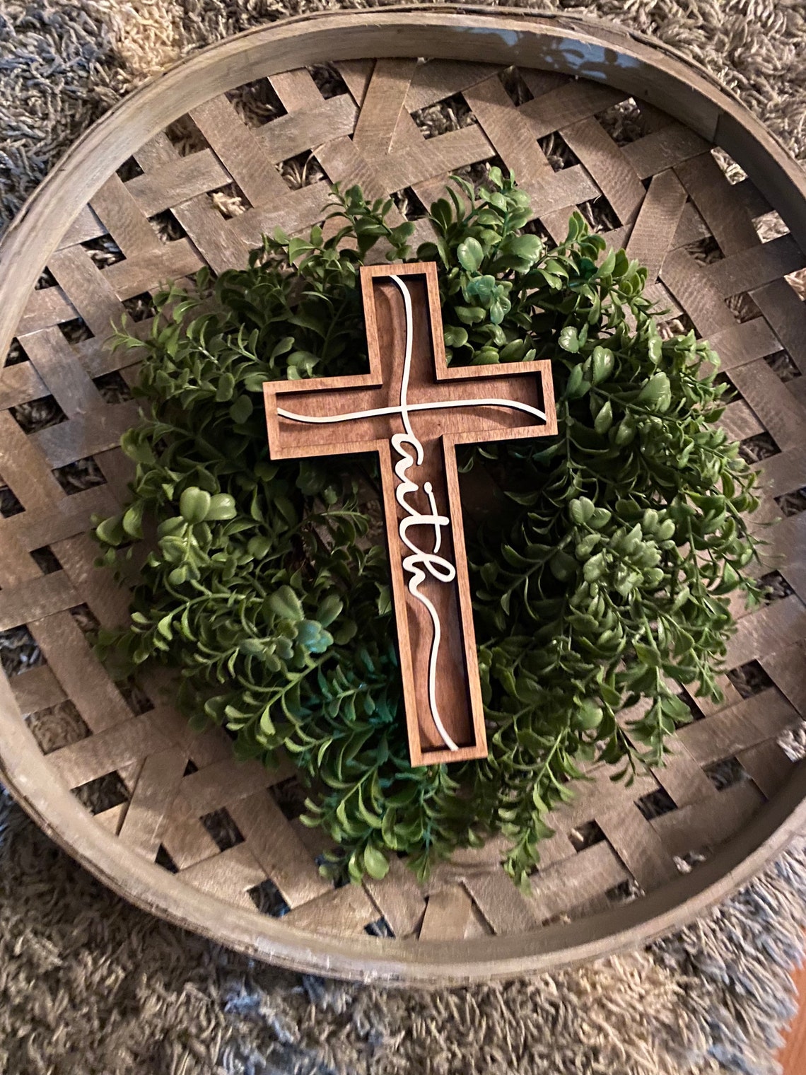 Wood Cross Wood Cross Wall Decor Wood Cross for Wall Wood - Etsy