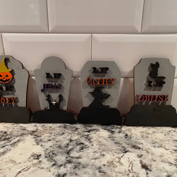 Halloween Tombstone - Etsy