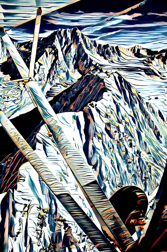 Alaskan Art Wall Art Giclee Canvas Fine Art Mountain - Etsy