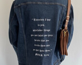 Bible Verses Jacket - Etsy