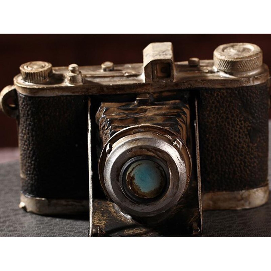 Vintage Wrought Iron Vintage Camera Model Desktop Ornament - Etsy