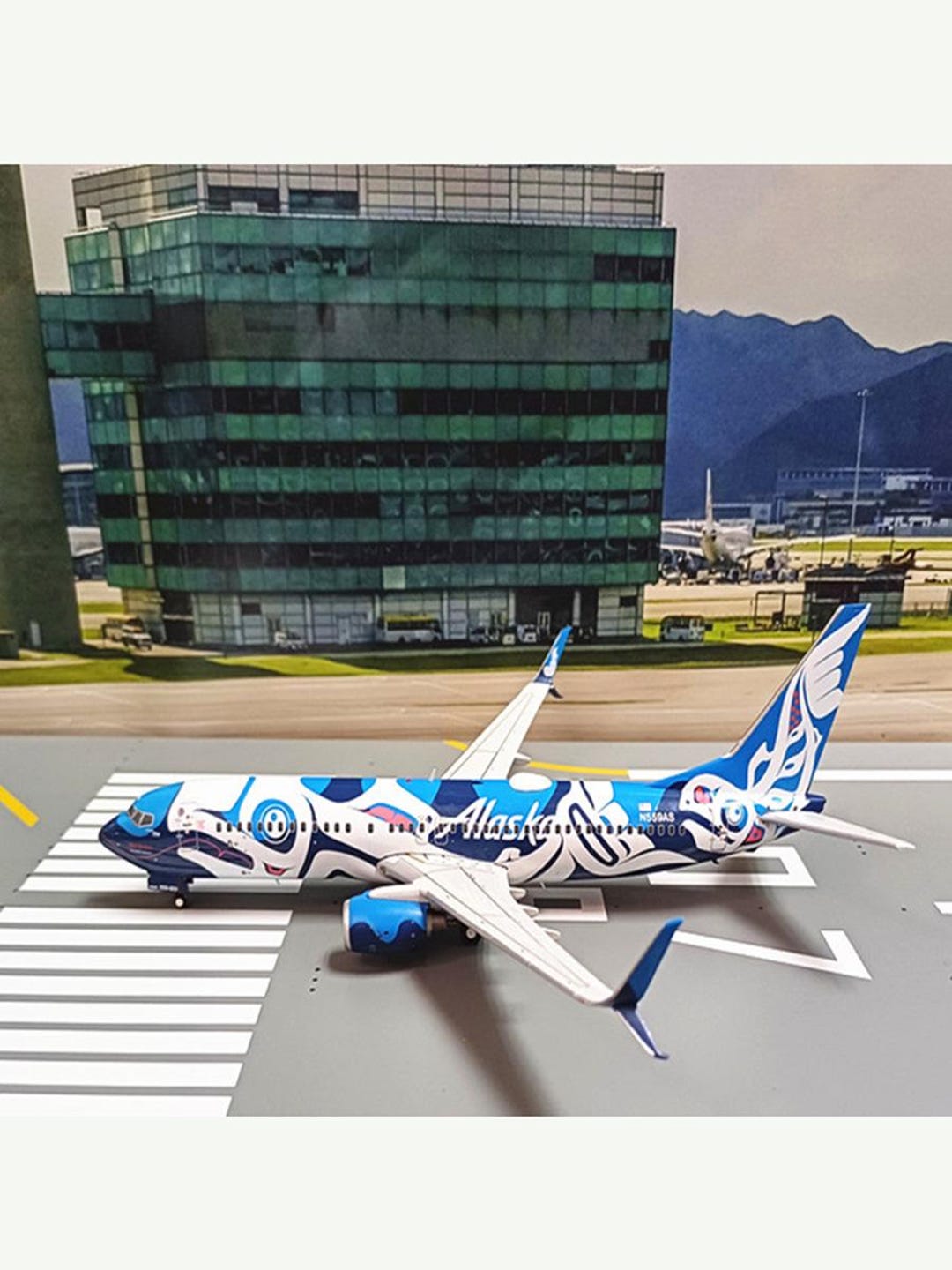 Die Cast 1:200 Scale Aircraft Model Alaska Airlines B737-800, G2ASA1246 ...