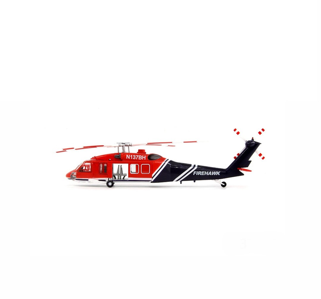 Plastic Material American UH-60A Fire Eagle Helicopter Model 1:72 Toy ...