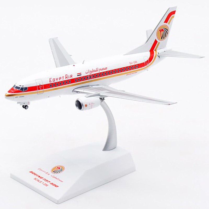 Egyptair B737-500 Civil Aviation Airliner Alloy & Plastic Model 1:200 ...