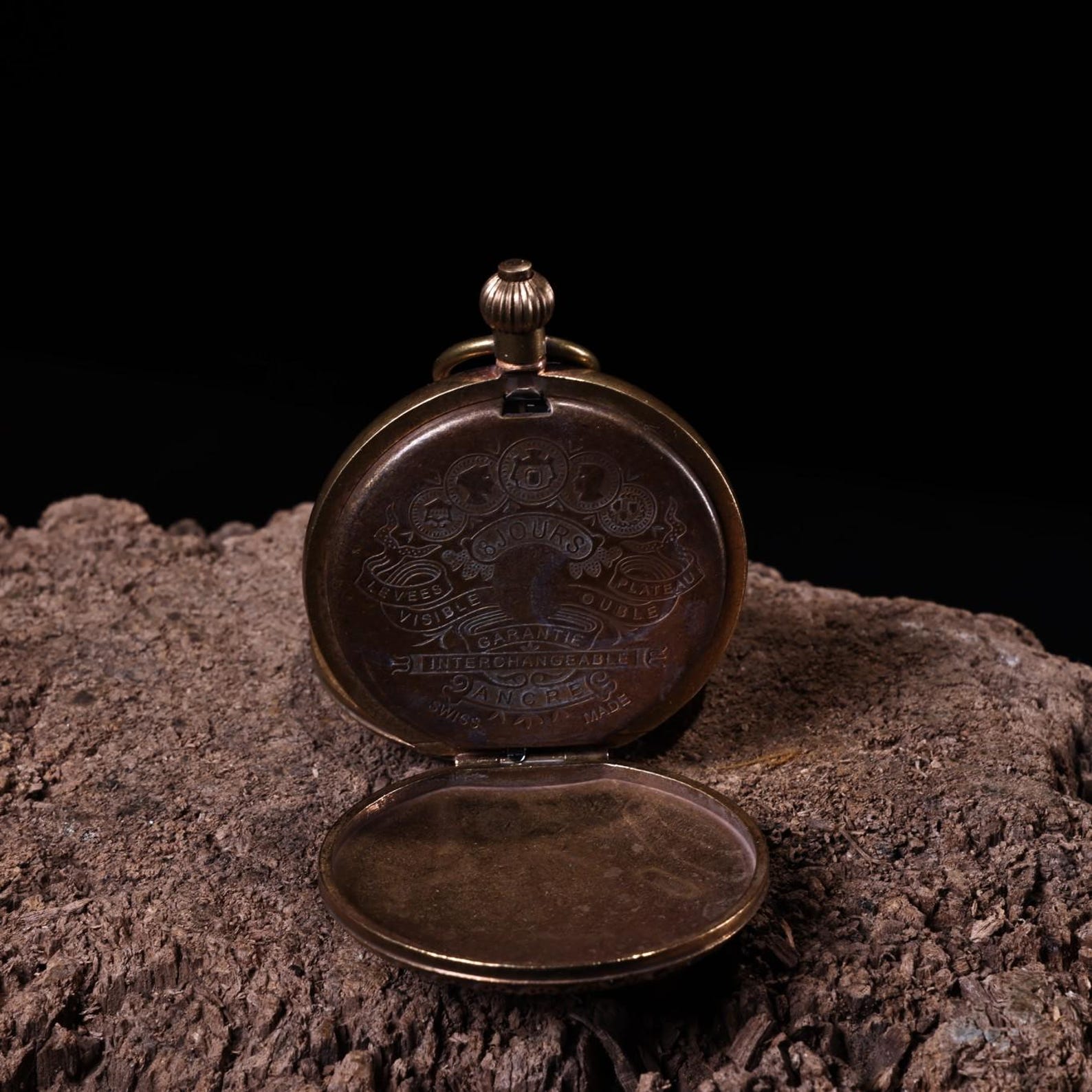 Precious Old Collection Collection Pure Copper Reflux Pocket Watch - Etsy