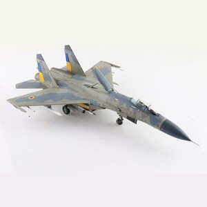 Die Cast Su-27 Sideguard Fighter Alloy Plastic Model 1:72 Scale Toy ...