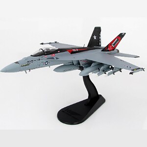 Die Cast F/A-18E Fighter Jet Alloy Plastic Model 1:72 Scale Toy Gift ...