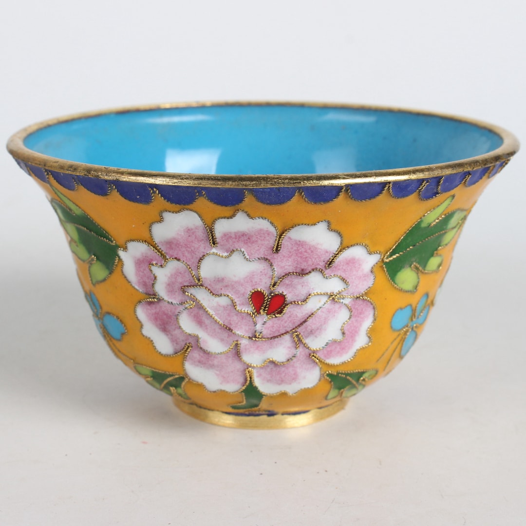 Hand-painted Cloisonne Bowls From the Folk Collection - Etsy