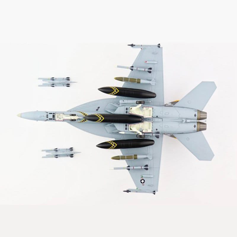 Die Cast F/A-18F Fighter Jet Alloy Plastic Model 1:72 Scale Toy Gift ...