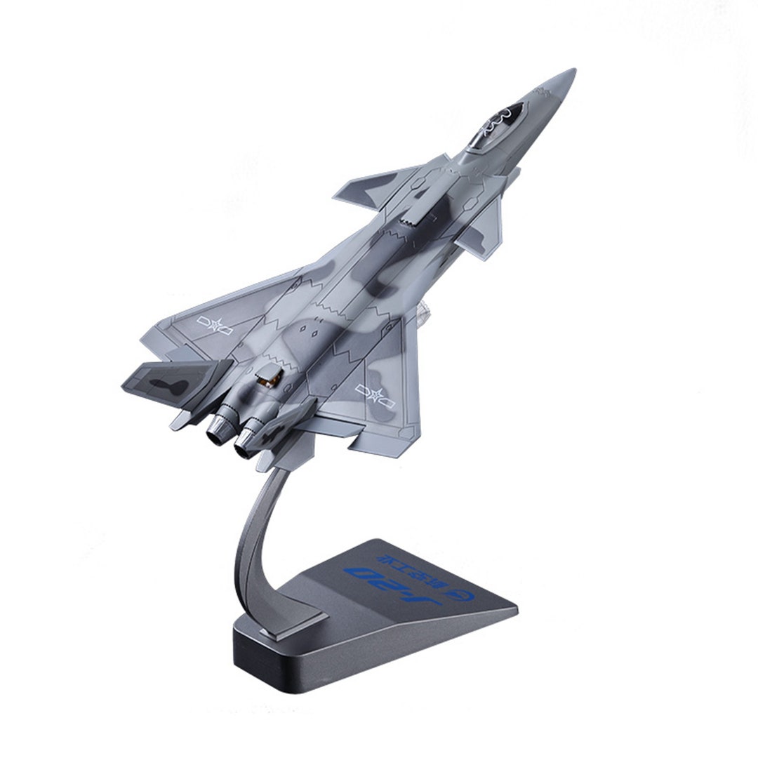 Diecast J-20 Militarized Combat Fighter Alloy Model 1:72 Scale Toy Gift ...
