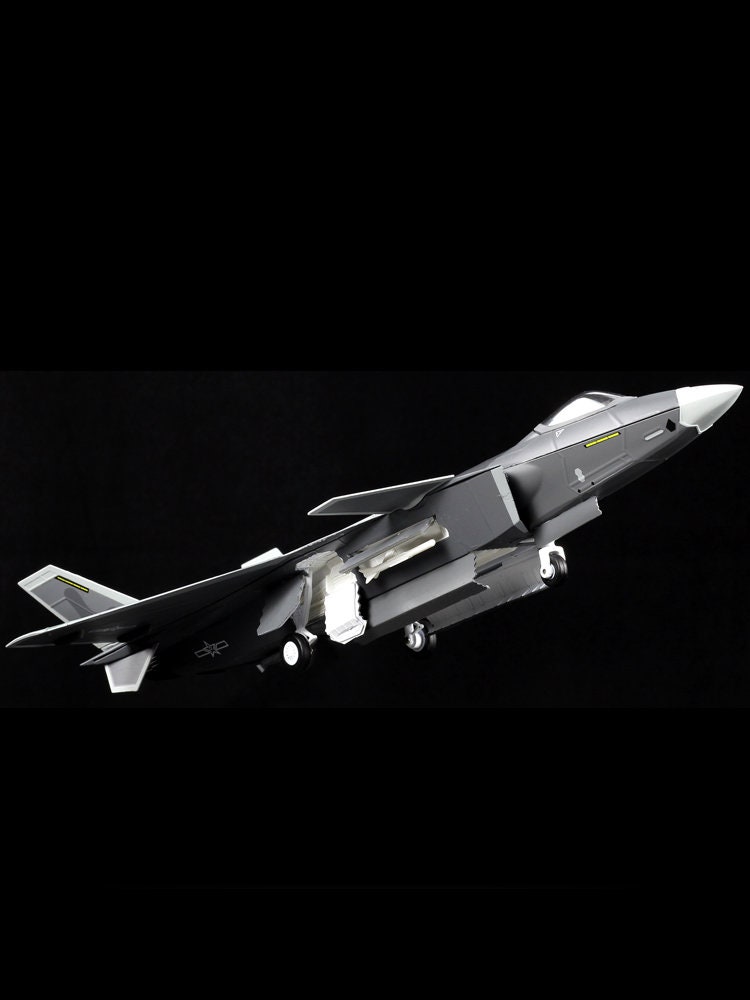 Diecast J-20 Militarized Combat Fighter 1:72 Scale Alloy Model Toy Gift ...