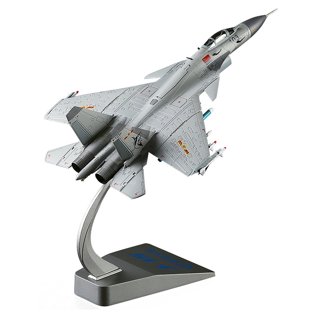 Diecast J-15 Militarized Combat Fighter Alloy Model 1:72 Scale Toy Gift ...