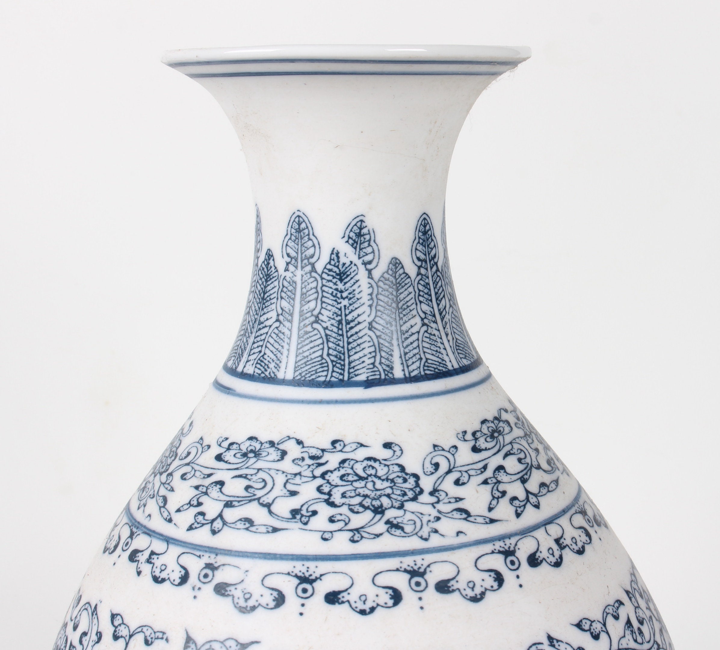 Hand-painted Blue and White Porcelain Vases From the Folk Collection - Etsy