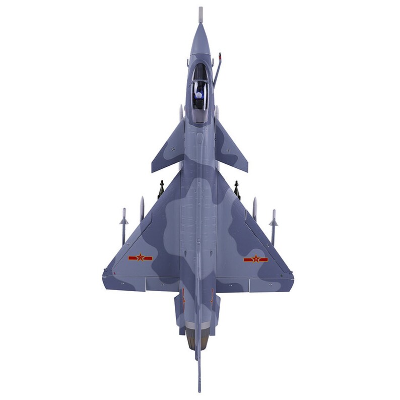 Diecast J-10 Militarized Combat Fighter Alloy Model 1:32 Scale Toy Gift ...