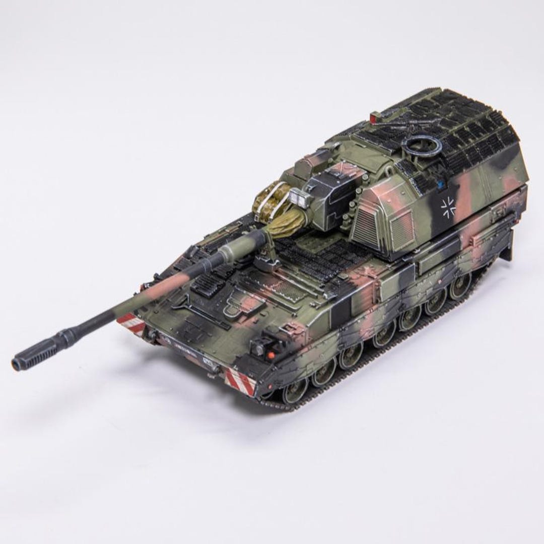 PZH2000 Tank Scale 1:72 Resin Model Toy Gift Collection Simulation ...