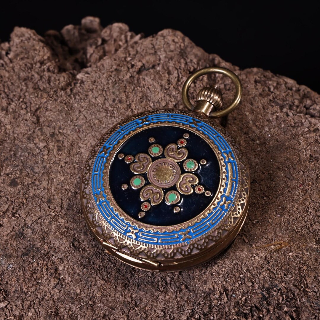 Precious Old Collection Collection Pure Copper Reflux Pocket Watch - Etsy