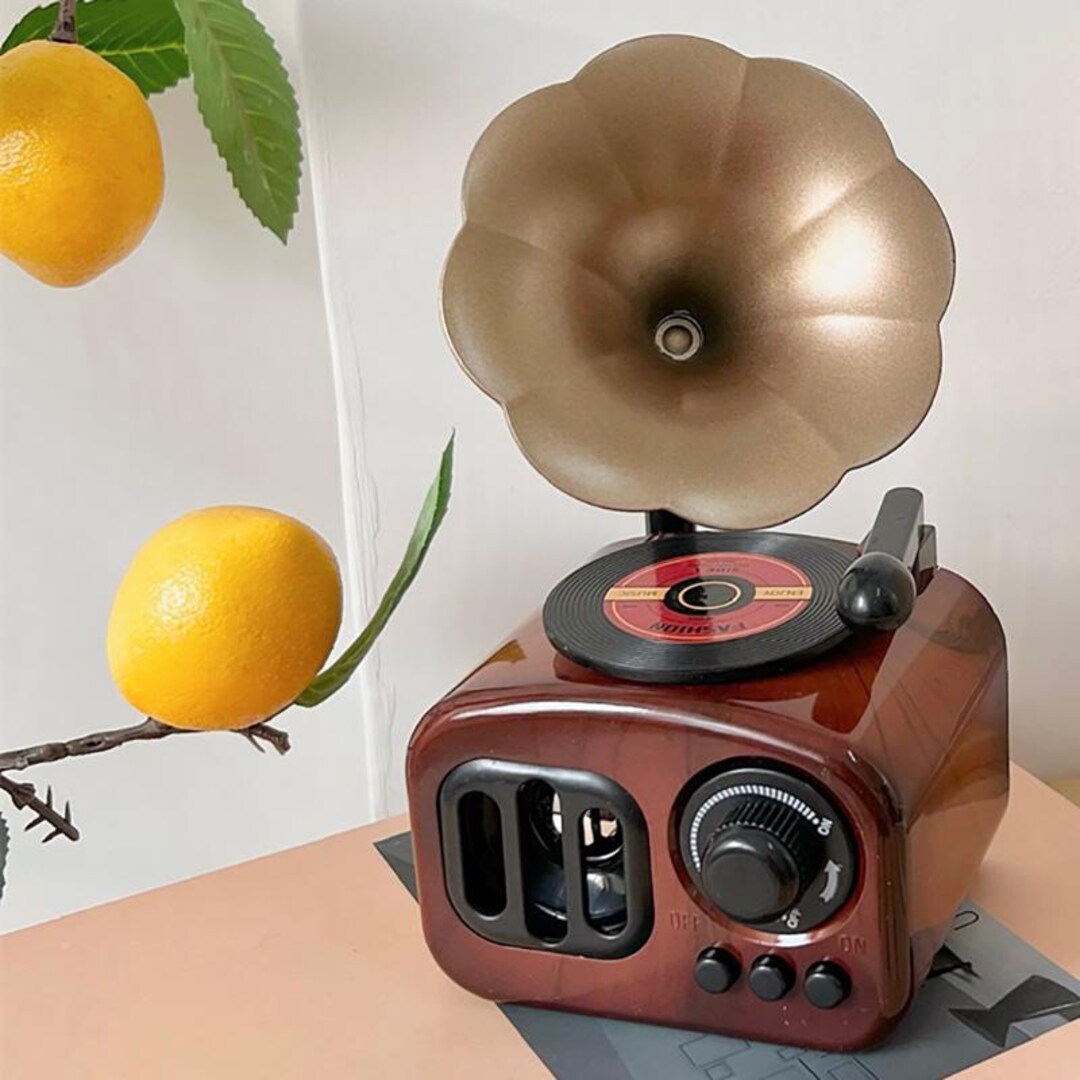 Vintage Nostalgic Phonograph Music Box Ornament - Etsy