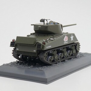 Die Cast M4A3 Tank Armored Vehicle Ratio 1:43 Alloy Plastic Model Toy ...