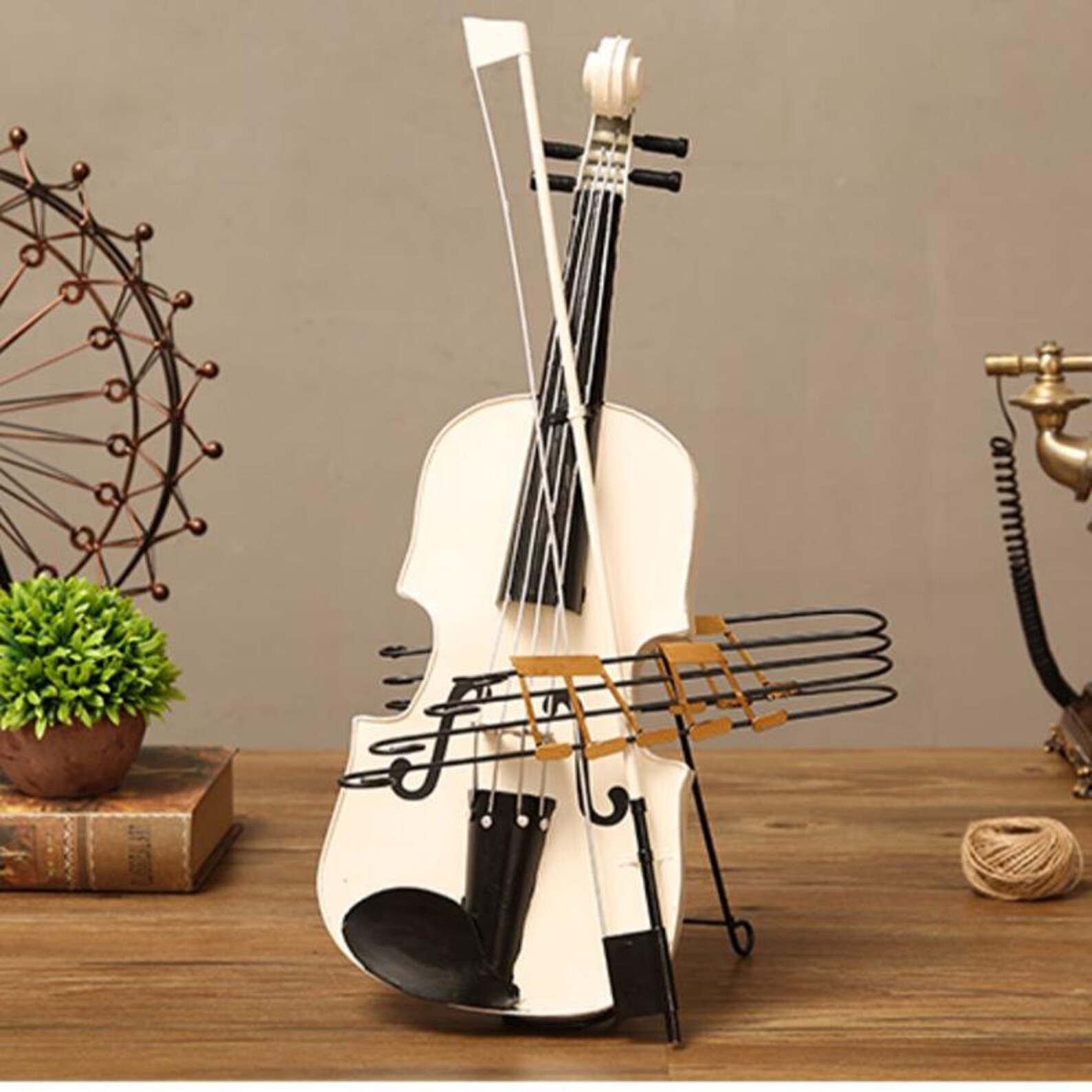 Light Luxury High-end Violin Ornaments Creative Handicrafts - Etsy