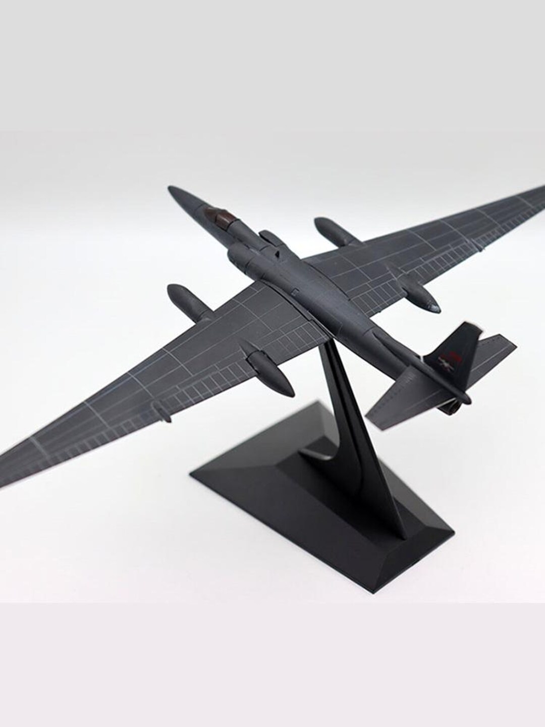 U2 Fighter Jet Plastic Ratio 1:144 Model Toy Gift Collection Simulation ...