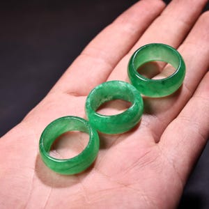 Rare Rare Treasures in Old Collections High Ice Jade Ring From the ...