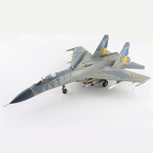 Die Cast Su-27 Sideguard Fighter Alloy Plastic Model 1:72 Scale Toy ...